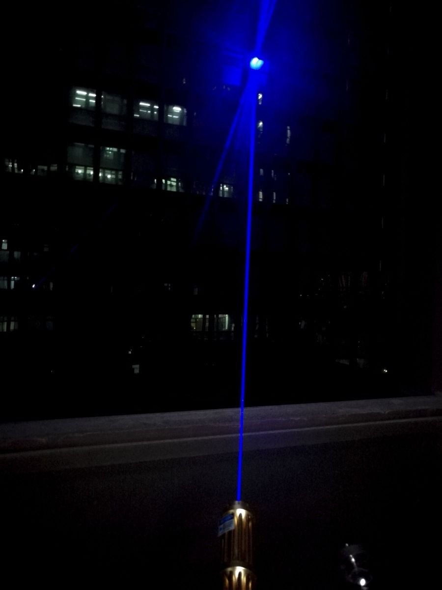 Gatling Stretch Style 5000mW 450nm Blue High Power Burning Laser ...
