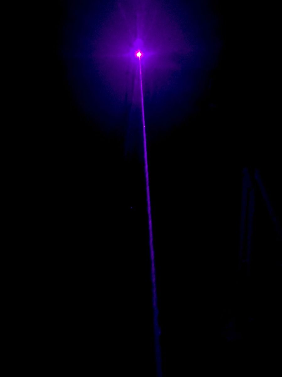 Purple Laser Beam